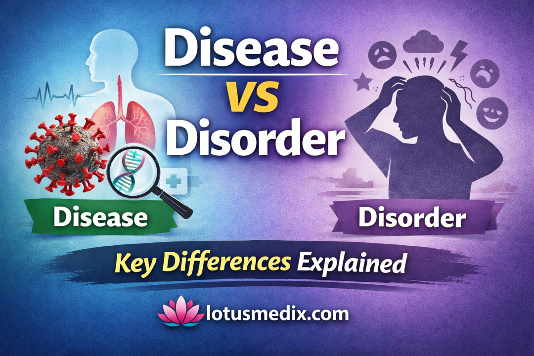 Disease vs Disorder: Key Differences Explained Simply